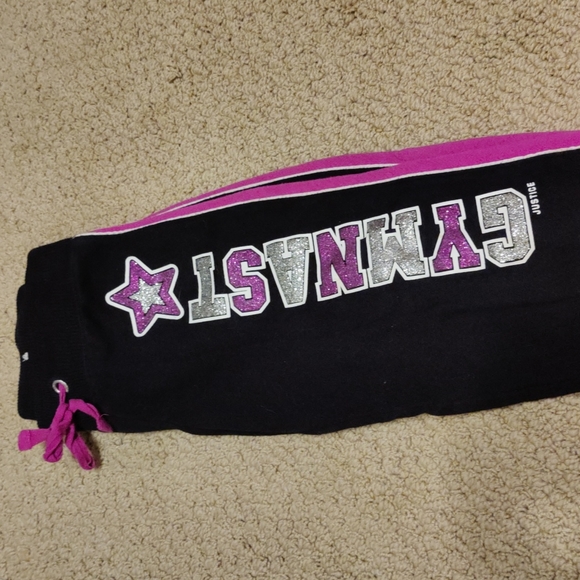 Justice | Bottoms | Girls Gymnast Sweatpants Justice Sparkles | Poshmark